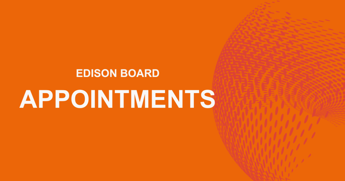Edison Board Appoints Two New Independent Directors - Edison Consulting ...